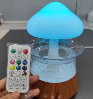 China Raining Cloud Night Light Humidifier 450ml USB Cool Mist White Noise Machine Sleep Aid Aroma Diffuser for sale