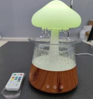 China Raining Cloud Night Light Humidifier 450ml USB Cool Mist White Noise Machine Sleep Aid Aroma Diffuser for sale