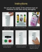 China Plastic Wall Mounted Automatic Aerosol Air Freshener Dispenser 300ml 5/15/30min Interval for sale