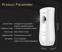 China Custom Automatic Wall Mounted Aerosol Air Freshener Spray Dispenser 300ml 85x80x215mm for sale