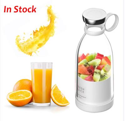 China Portable Rechargeable 350ml USB Juicer Blender with 4 Leaf 304 Stainless Steel Blade for sale