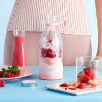 China Rechargeable Portable Blender 350ml 1400mAh USB Juicer Smoothie Maker for Travel for sale