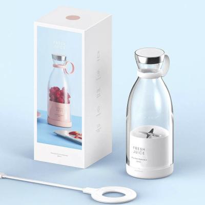 China USB Rechargeable Portable Blender 350ml Handheld Smoothie Maker Milkshake Mixer 30W for sale
