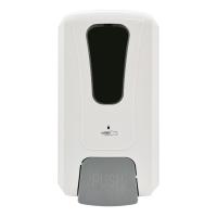 China Manual ABS Plastic Hand Sanitizer Dispenser 1200ml Wall Mounted Soap Dispenser for sale