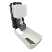 China Manual Hand Sanitizer Dispenser 1200ml ABS Wall Mounted Push Soap Dispenser with Foam Spray Drip Pump for sale