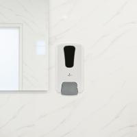 China Manual Hand Sanitizer Dispenser 1200ml ABS Wall Mounted Push Soap Dispenser with Foam Spray Drip Pump for sale