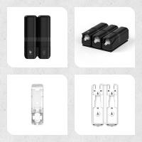 China ABS Plastic Wall Mounted Manual Soap Dispenser 250mlx2 Refillable for Hotel Bathroom for sale