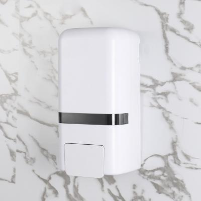 China 2000ml ABS Plastic Manual Soap Dispenser Drop Spray Foam Hand Sanitizer Bottle for Hotel Bathroom for sale