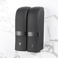 China 200ml ABS Plastic Manual Soap Dispenser Wall Mounted Hand Sanitizer Dispenser for sale