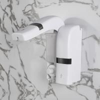 China 200ml ABS Plastic Manual Soap Dispenser Wall Mounted Hand Sanitizer Dispenser for sale