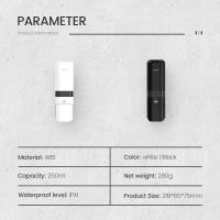 China ABS Plastic Wall Mounted Manual Soap Dispenser 250mlx2 Hotel Shampoo Pump for sale