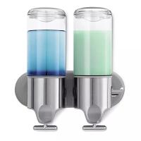 China Wall Mounted Shampoo Soap Dispenser 500ml ABS Hotel Bathroom Single Bottle ODM for sale