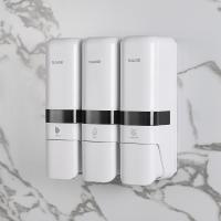 China 3 Pack 250ml Commercial Manual Hand Soap Dispenser ABS Plastic Push Button Liquid Foam Gel Pump for sale