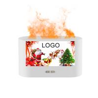 China Halloween Decorations 180ml Simulation Fire Flame Air Humidifier Lamp Ultrasonic Aroma Diffuser Warm Fire Effect for sale
