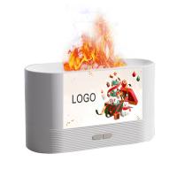 China 3D Flame Humidifier 180ml Water Atomizer Mist Aroma Diffuser Simulation Fire Lamp DC5V 2A for sale