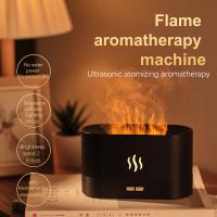 China CE Approved Custom Logo Fire Flame Humidifier 180ml Quiet Aroma Diffuser for Large Room for sale