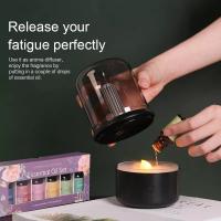 China Ultrasonic Aromatherapy Humidifier 120ml Water Tank Dual Spray Fogger with Type-C Power Supply for sale
