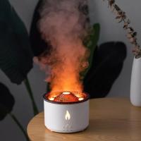 China 360ml Ultrasonic Volcano Aromatherapy Diffuser Humidifier CE RoHS FCC 13.8cm for sale