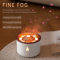 China 360ml Electric Essential Oil Aroma Diffuser Humidifier Volcano Flame Mode 5-30ML/H Type-C for sale