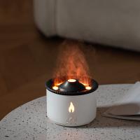China 360ml Electric Essential Oil Aroma Diffuser Humidifier Volcano Flame Mode 5-30ML/H Type-C for sale