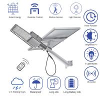 China IP65 Solar Panel Street Lamp Post 6000K Outdoor 200 Watt Solar Street Light for sale