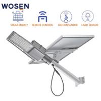 China IP65 Solar Panel Street Lamp Post 6000K Outdoor 200 Watt Solar Street Light for sale