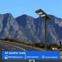 China 50 Watt LED Solar Panel Lights High Lumen Solar Road Lamp Integrated All In One for sale