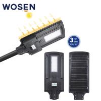 China 3000K - 6500K LED Solar Street Lights Factory Integrated All In One Panel Lamps for sale