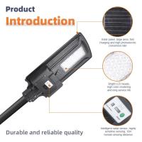 China 3000K - 6500K LED Solar Street Lights Factory Integrated All In One Panel Lamps for sale