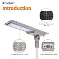 China Intergrated Lamp LED Solar Street Lights Outdoor 100w Motion Sensor for sale
