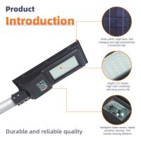 China Ip65 Outdoor Solar Powered Street Light 50w 100w 150w 200w High Efficiency for sale