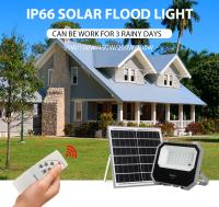 China 1500W Road LED Solar Flood Lights With Motion Sensor Aluminum for sale