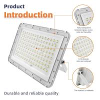 China Garden Ip65 100w LED Solar Flood Lights 3000K - 6500K Color Temperature for sale