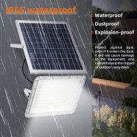 China Garden Ip65 100w LED Solar Flood Lights 3000K - 6500K Color Temperature for sale