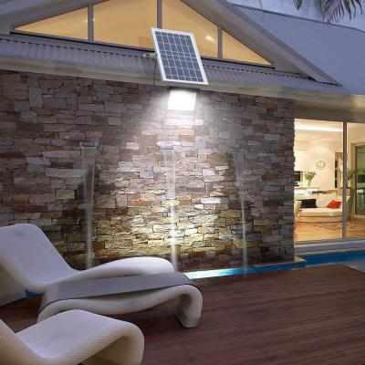 China Powered Outdoor Solar Flood Lights SMD3030 Bright Adjustable LED Floodlight for sale