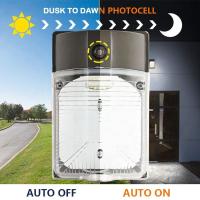 China Mini Outdoor Photocell LED Wall Pack Light Powered Auto Off On for sale