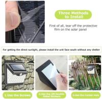China 20w Waterproof Solar Outdoor Wall Lights With Sensor SMD Garden Light for sale