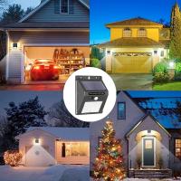 China 20w Waterproof Solar Outdoor Wall Lights With Sensor SMD Garden Light for sale