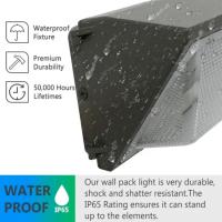 China Ip65 Solar Outdoor Wall Lights 70w LED Wall Pack Lights For Parking Lot for sale