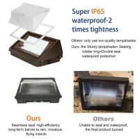 China 110V Garden Solar Outdoor Wall Lights 3cct Adjustable Led Wall Pack Lights for sale