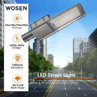 China 100w 150w Solar LED Parking Lot Lights Ip66 LED Shoebox Street Light for sale