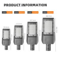 China 100w 150w Solar LED Parking Lot Lights Ip66 LED Shoebox Street Light for sale