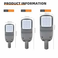 China IP66 50 Watt LED Solar Street Lights Outdoor 150lm/W High Lumen for sale
