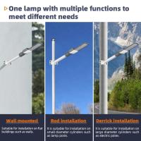 China IP65 Waterproof LED Solar Street Lights 220V 200W Aluminium Die Casting for sale