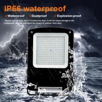 China Power 12V LED Solar Flood Lights Outdoor 300W 1000W Warm White for sale