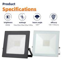 China Outdoor 50w Waterproof LED Solar Flood Lights Anti Glare Warm White for sale