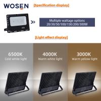 China Outdoor Anti Glare LED Flood Light 150w 200w LED Modular Floodlight for sale
