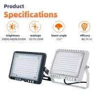 China 100w High Mast LED Solar Flood Lights SMD5730 IP65 For Indoor Warehouse for sale