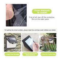 China Aluminum LED Solar Sensor Wall Lights 4100K Weatherproof IP65 for sale