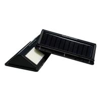 China Aluminum High Power IP65 Black Solar Sensor Wall Lights Outdoor Security for sale